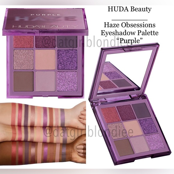 HUDA BEAUTY | Makeup | Huda Beauty Haze Obsessions Eyeshadow Palette Purple | Poshmark